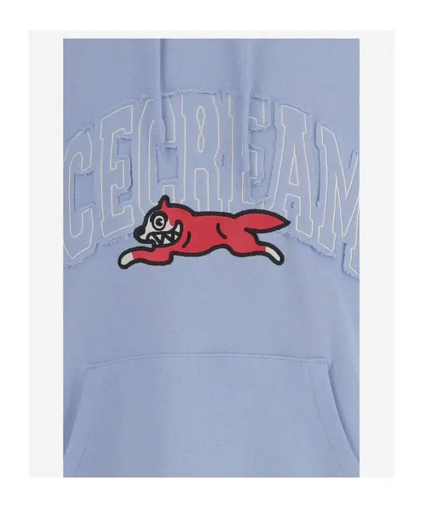 ICECREAM Long-sleeve Hoodie With Drawstring Hood And Ribbed Details
