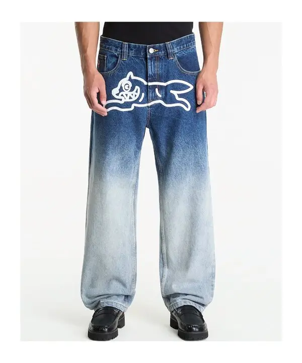 ICECREAM Ombre Graphic Straight-leg Jeans