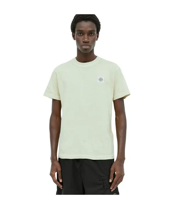 Stone Island Logo Patch Crewneck T-shirt