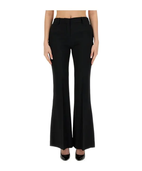 Nina Ricci Flared Bootcut Trousers - Black