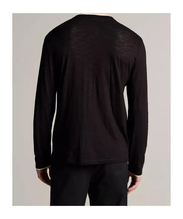 Vince Slub Pima Cotton Double-layer T-shirt
