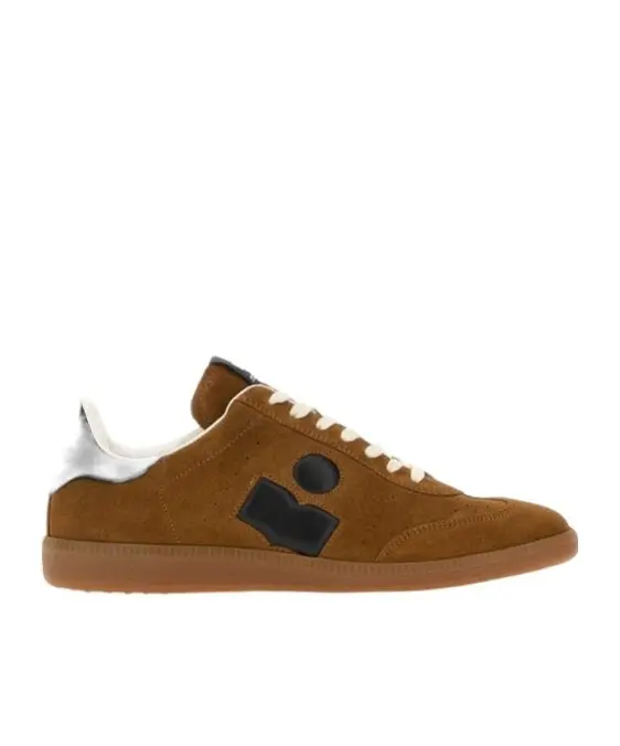 Isabel Marant Étoile Logo Printed Low-top Sneakers - Brown