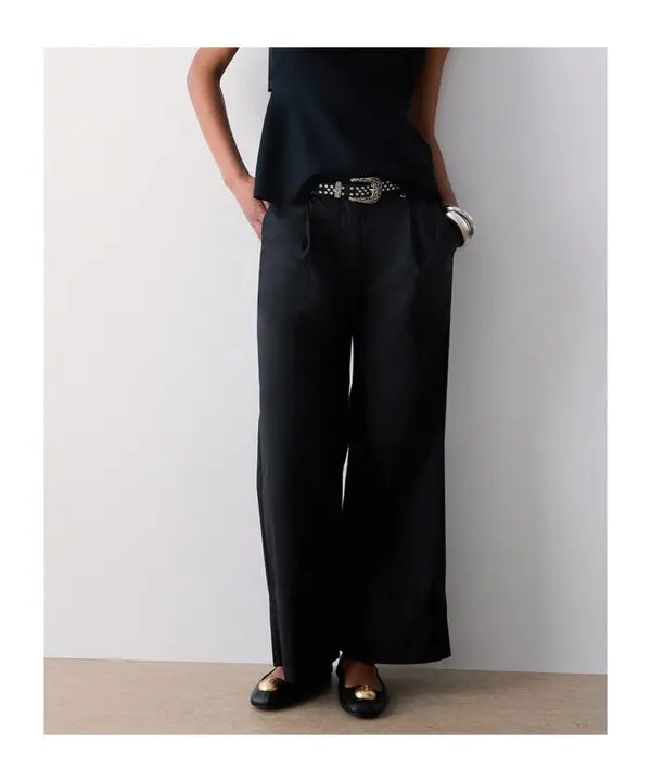 Liu Jo Flared Pleated Trousers