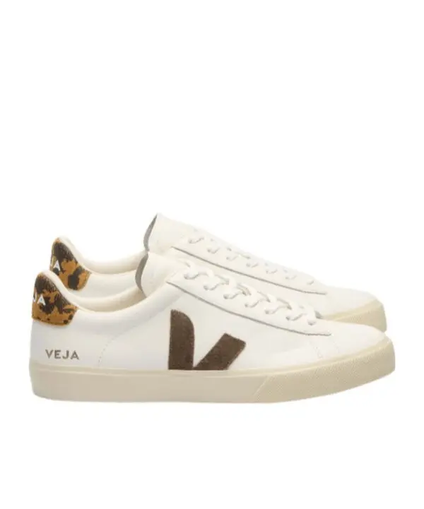 VEJA Campo Lace-up Sneakers - White/brown