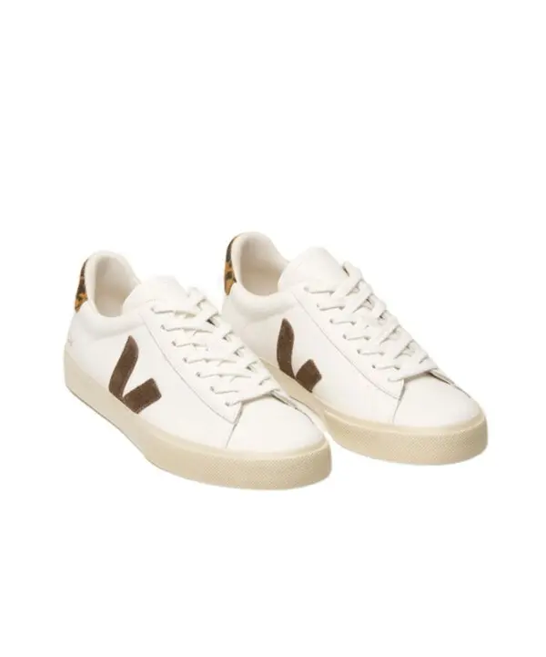 VEJA Campo Lace-up Sneakers - White/brown