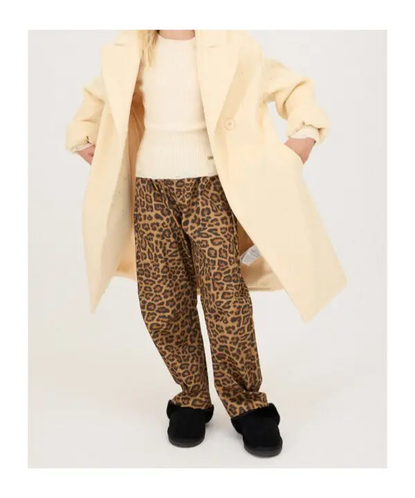 Monnalisa Leopard-print Elasticated-waist Trousers