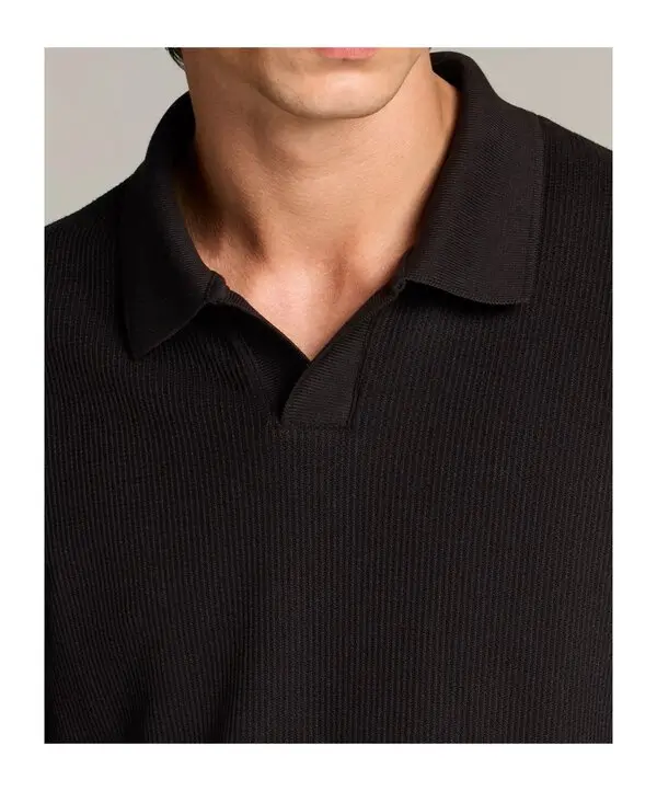 Vince Long-sleeved Polo Shirt