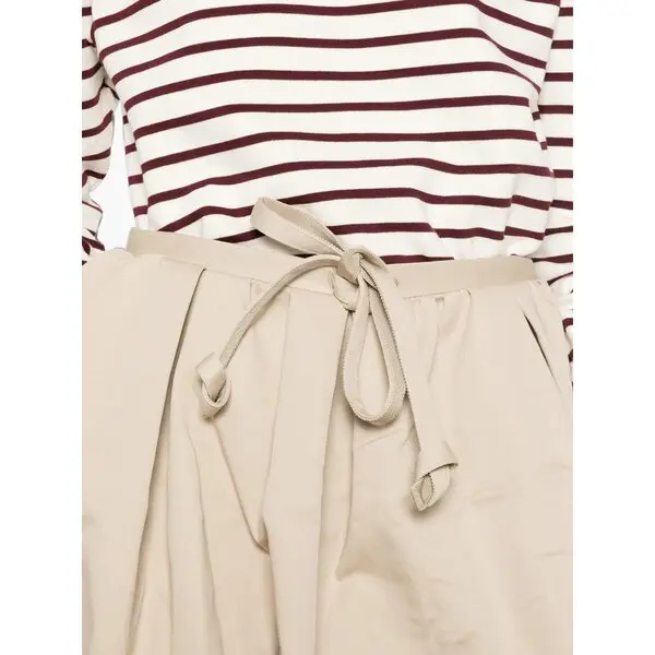 PATOU Drawstring Midi Skirt