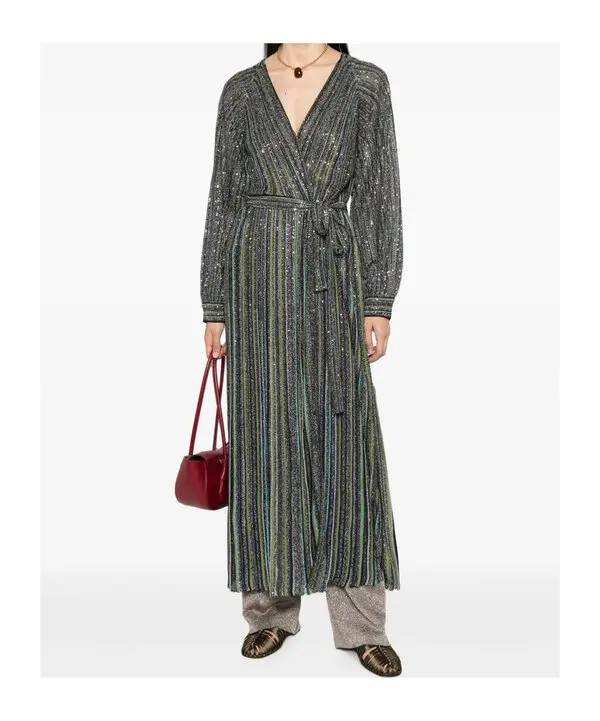 Missoni Sequin-embellished Striped Cardigan