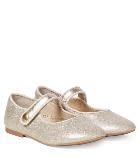 POM D'API Daisy Baby Leather Mary Jane Flats
