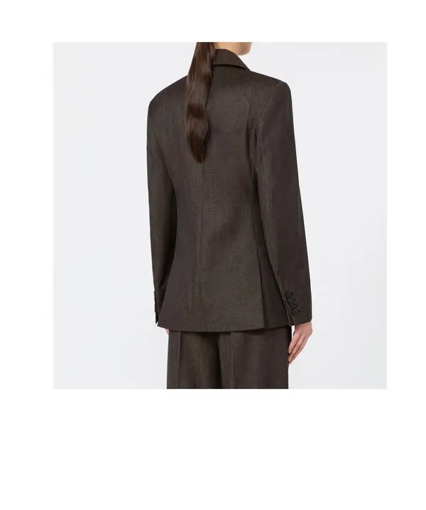 Max Mara Long-sleeve Lapel Blazer