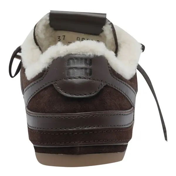 Miu Miu Round-toe Low-top Sneakers