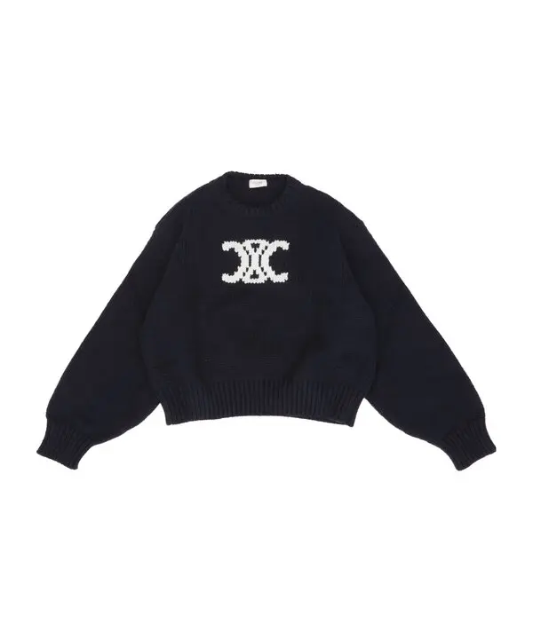 Celine Long-sleeve Knit Top - Black