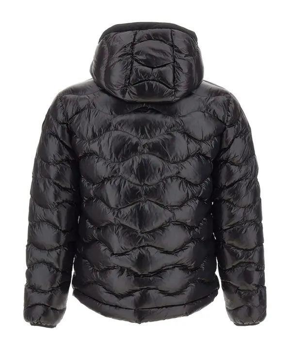 BLAUER. Long-sleeve Hooded Padded Jacket