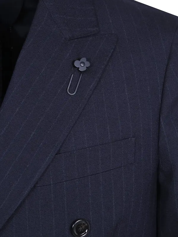 LARDINI Double Breasted Tailored Suit