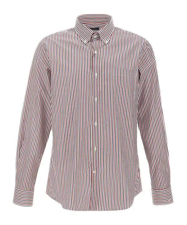Paul & Shark Striped Button-down Shirt - No