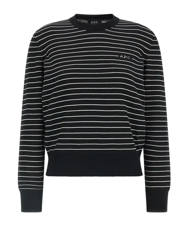 A.p.c. Sima' Sweater - White/black
