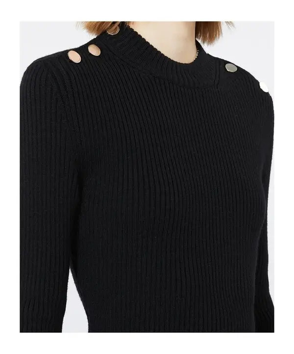 Sportmax Garibo Ribbed Wool Maxi Dress