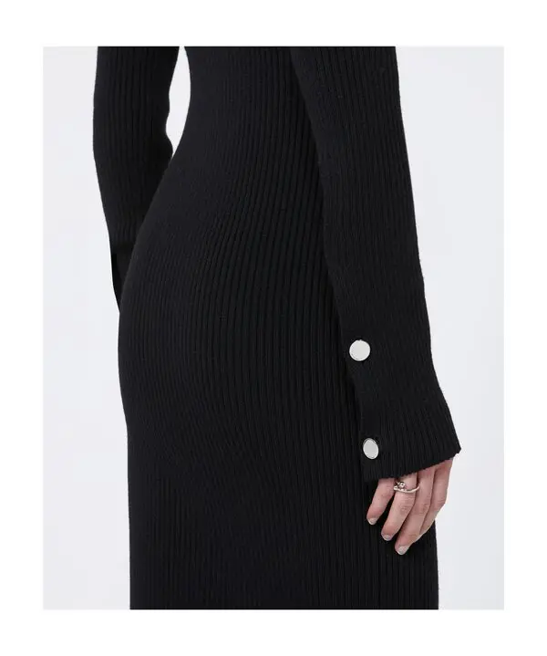 Sportmax Garibo Ribbed Wool Maxi Dress