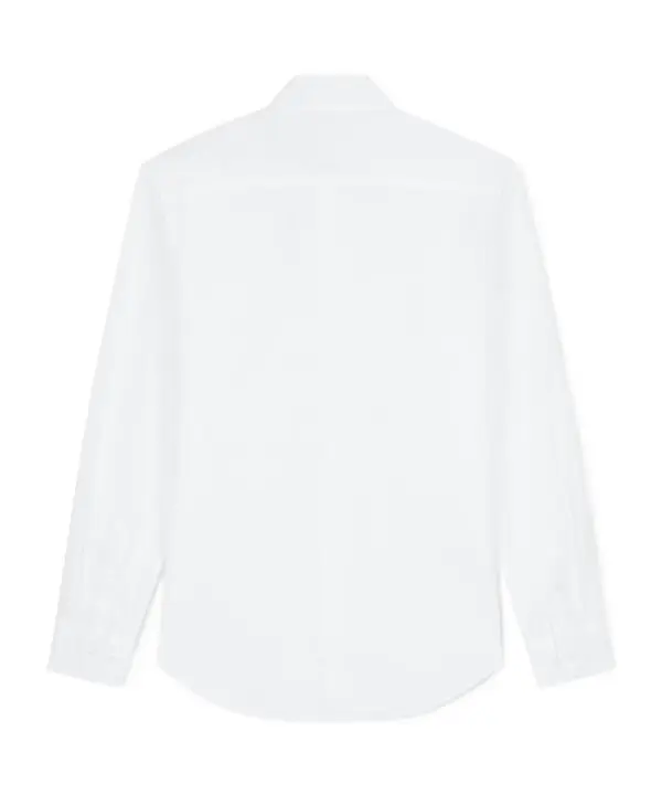 Giorgio Armani Regular Fit Cotton Seersucker Shirt