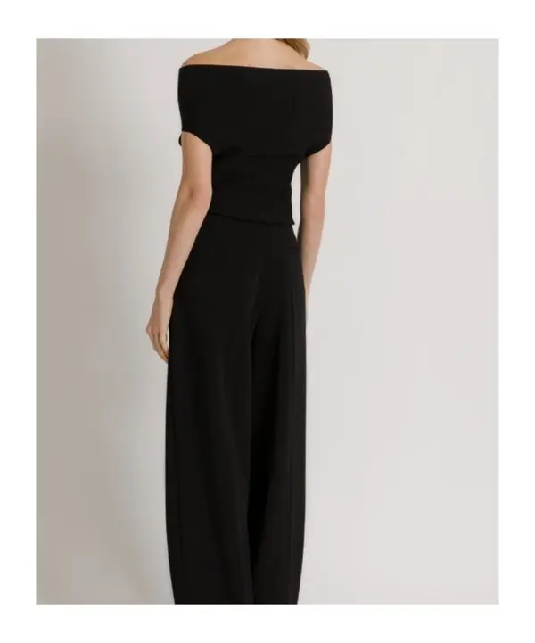Alberta Ferretti Stretch Knit Top With Jewel Brooch
