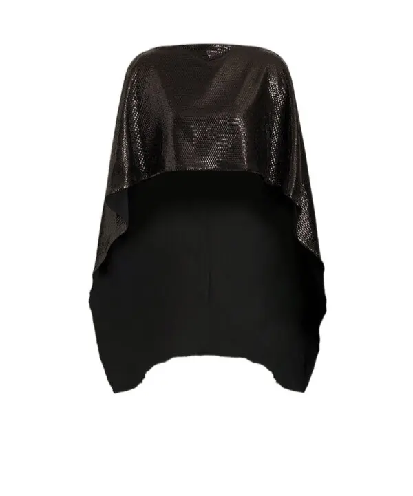 Alberta Ferretti All-over Sequin Cape