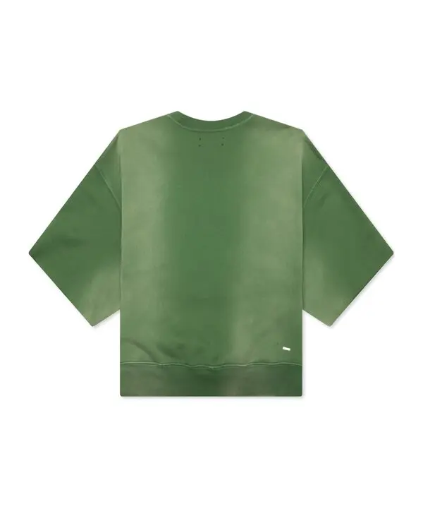 Amiri Logo Patch Short-sleeved Sweatshirt