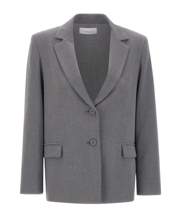 KAOS Single-breasted Blazer - Grey