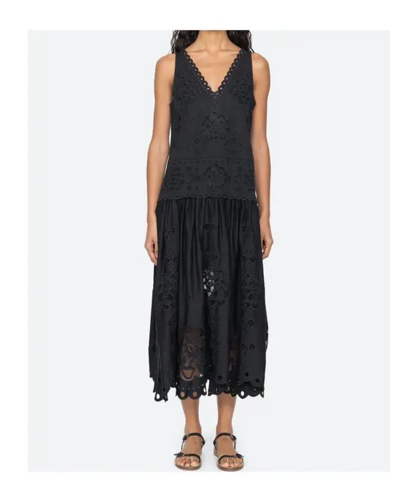 Sea Gardener Midi Dress