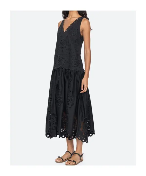 Sea Gardener Midi Dress
