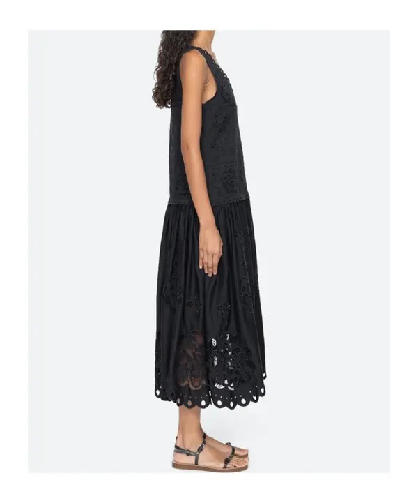 Sea Gardener Midi Dress