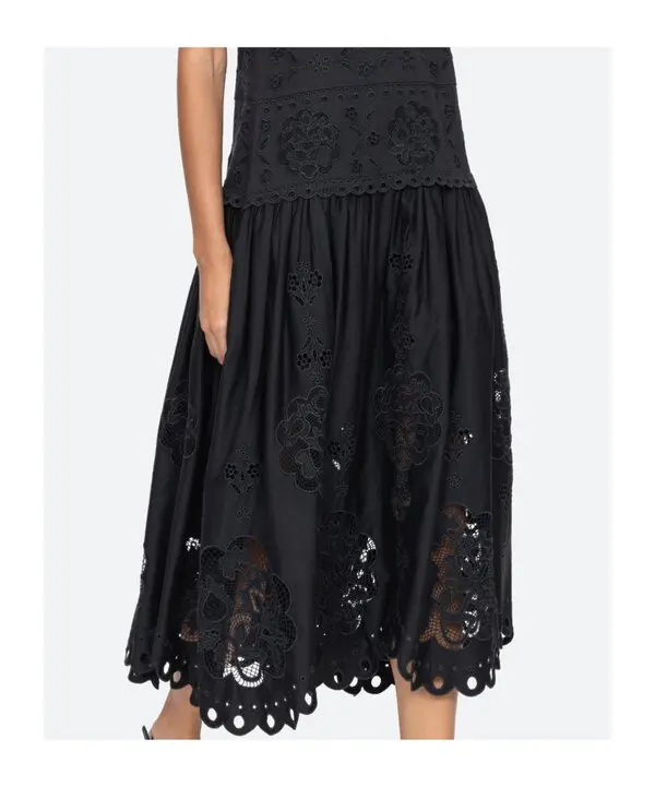 Sea Gardener Midi Dress