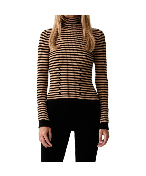 TWINSET Striped Knit Top
