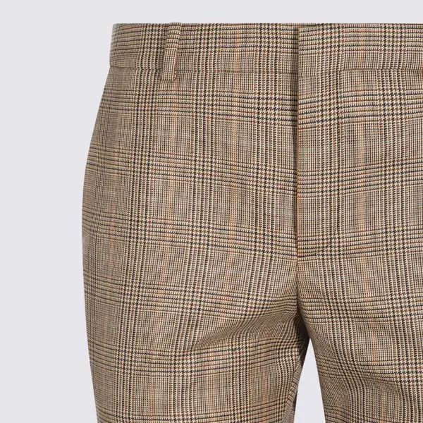 Saint Laurent Low-rise Flared Trousers With Center Creases