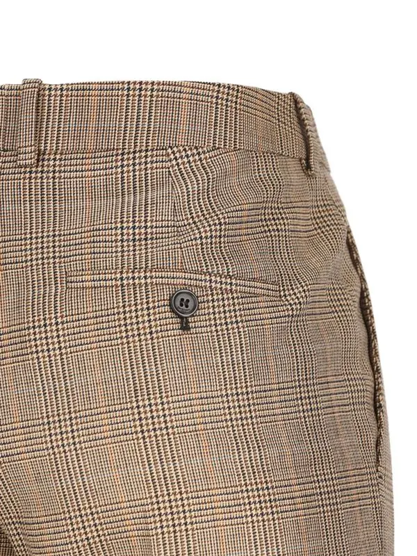 Saint Laurent Low-rise Flared Trousers With Center Creases