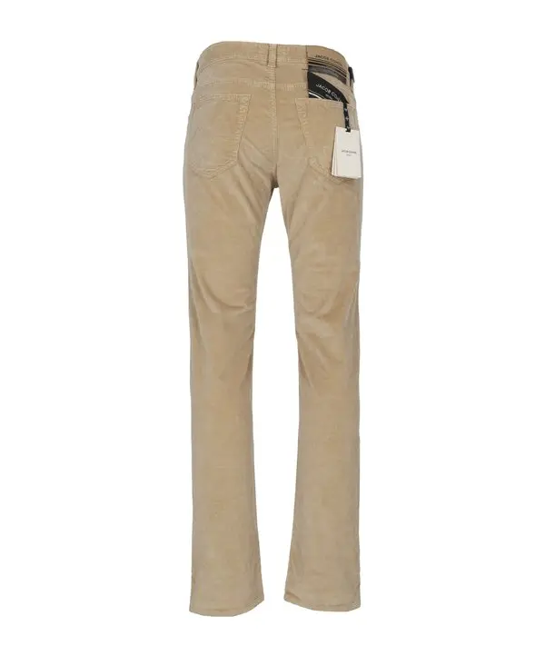 JACOB COHЁN Belt Loop Corduroy Trousers - No