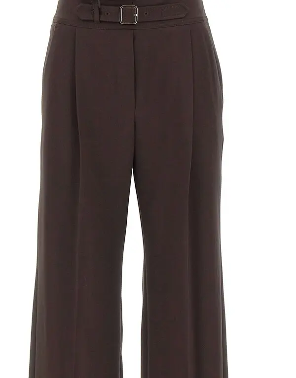 Marella Double-waistband Trousers