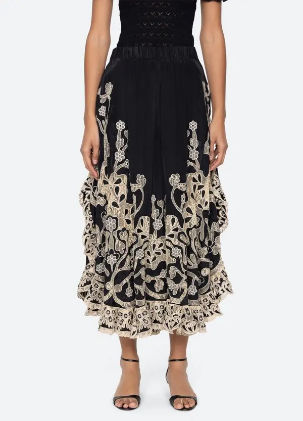 Sea Gracelyn Lace-trimmed Trousers