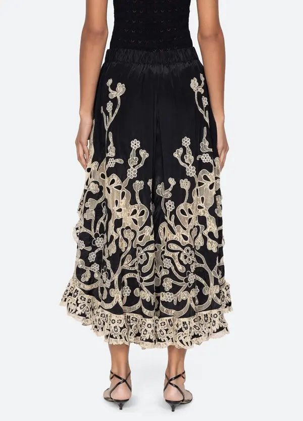 Sea Gracelyn Lace-trimmed Trousers