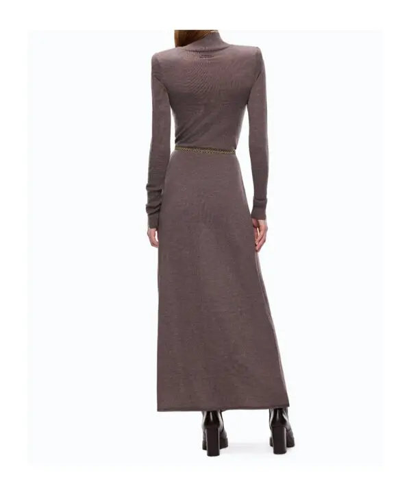 Pinko Fine-knit Roll-neck Dress