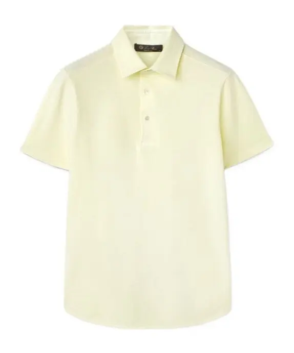 Loro Piana Lapel Button Polo Shirt