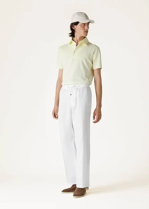 Loro Piana Lapel Button Polo Shirt