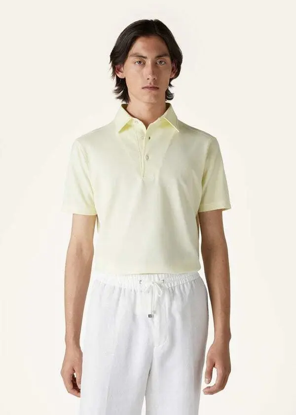 Loro Piana Lapel Button Polo Shirt