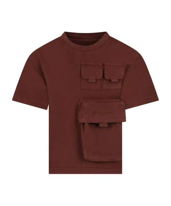 Jacquemus Le Bolso Pocket Detail T-shirt - Red