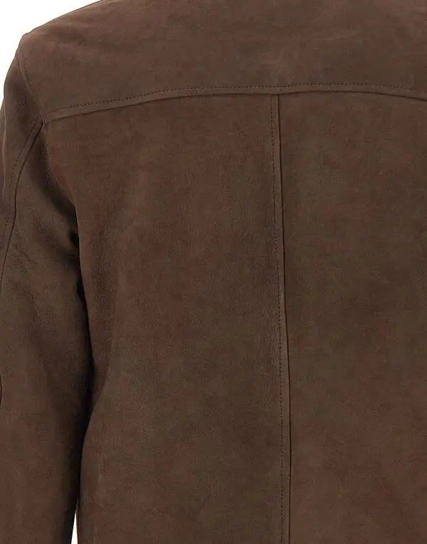 BARBA NAPOLI Long-sleeve Collared Jacket