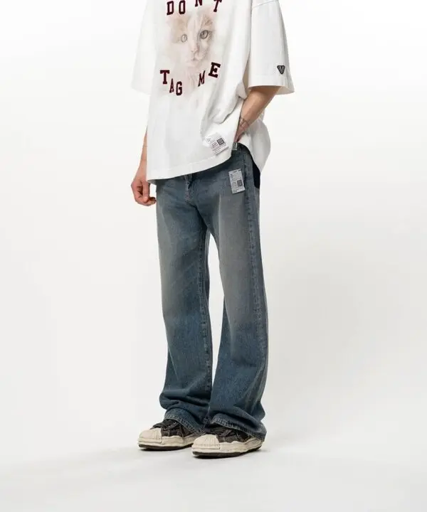 Mihara Yasuhiro Flared Denim Pants