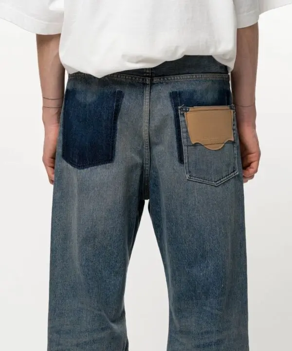 Mihara Yasuhiro Flared Denim Pants