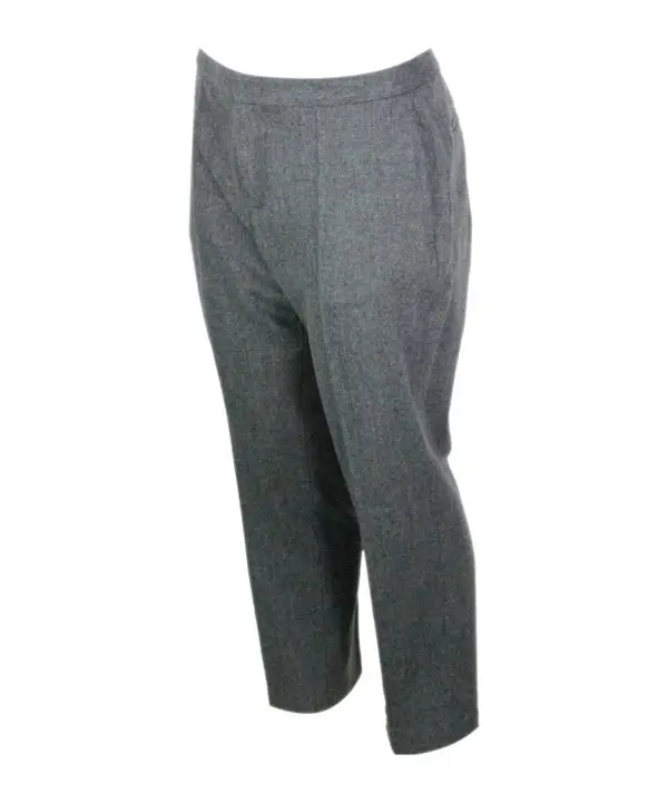 Fabiana Filippi Embellished Straight Leg Trousers - Gray
