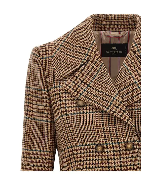 Etro Prince Of Wales Coat