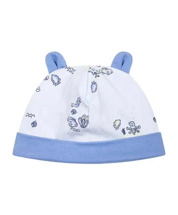 Kenzo Logo Jumpsuit Hat Bib Set